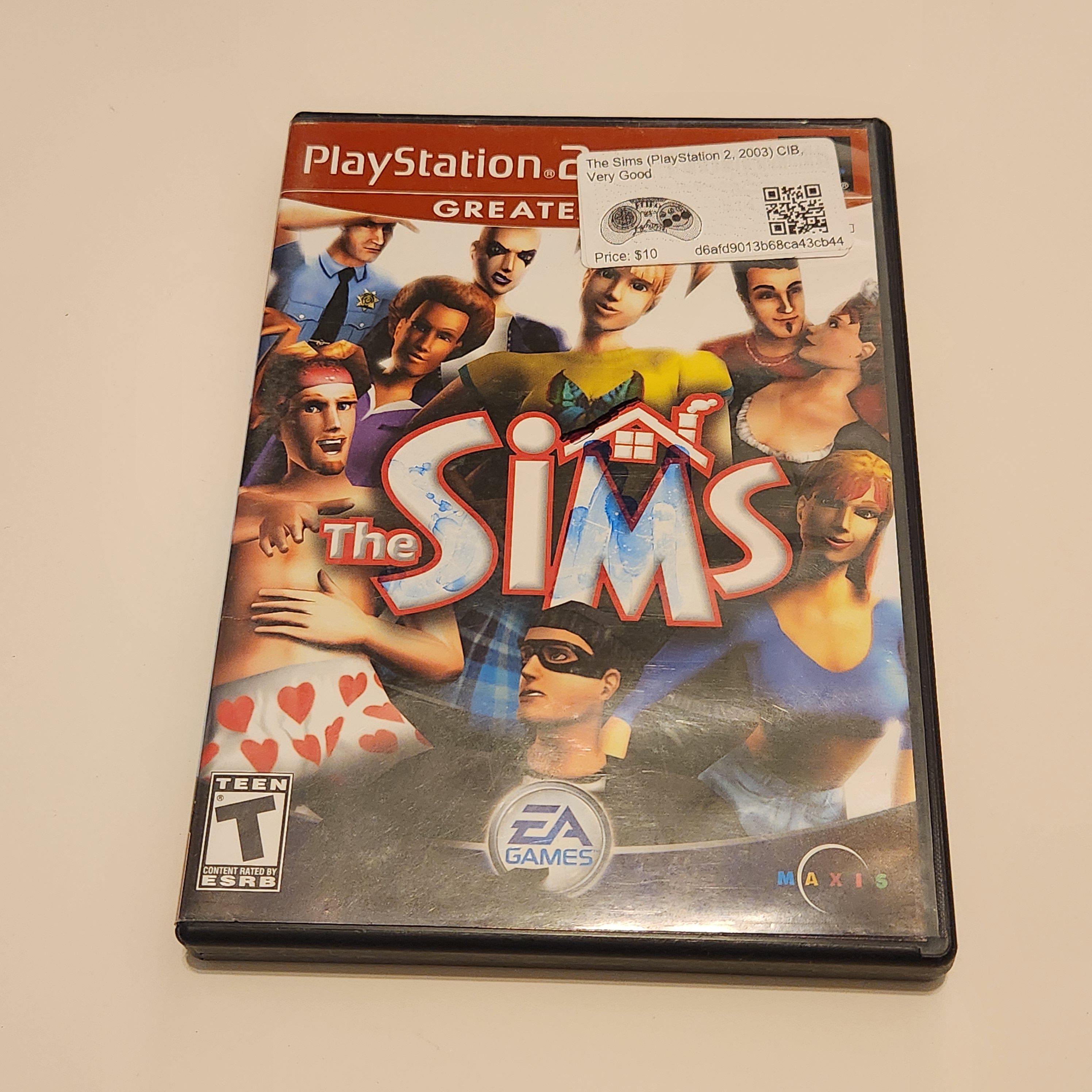 The Sims (PlayStation 2, 2003) CIB, Very Good - Retro Games eXchange