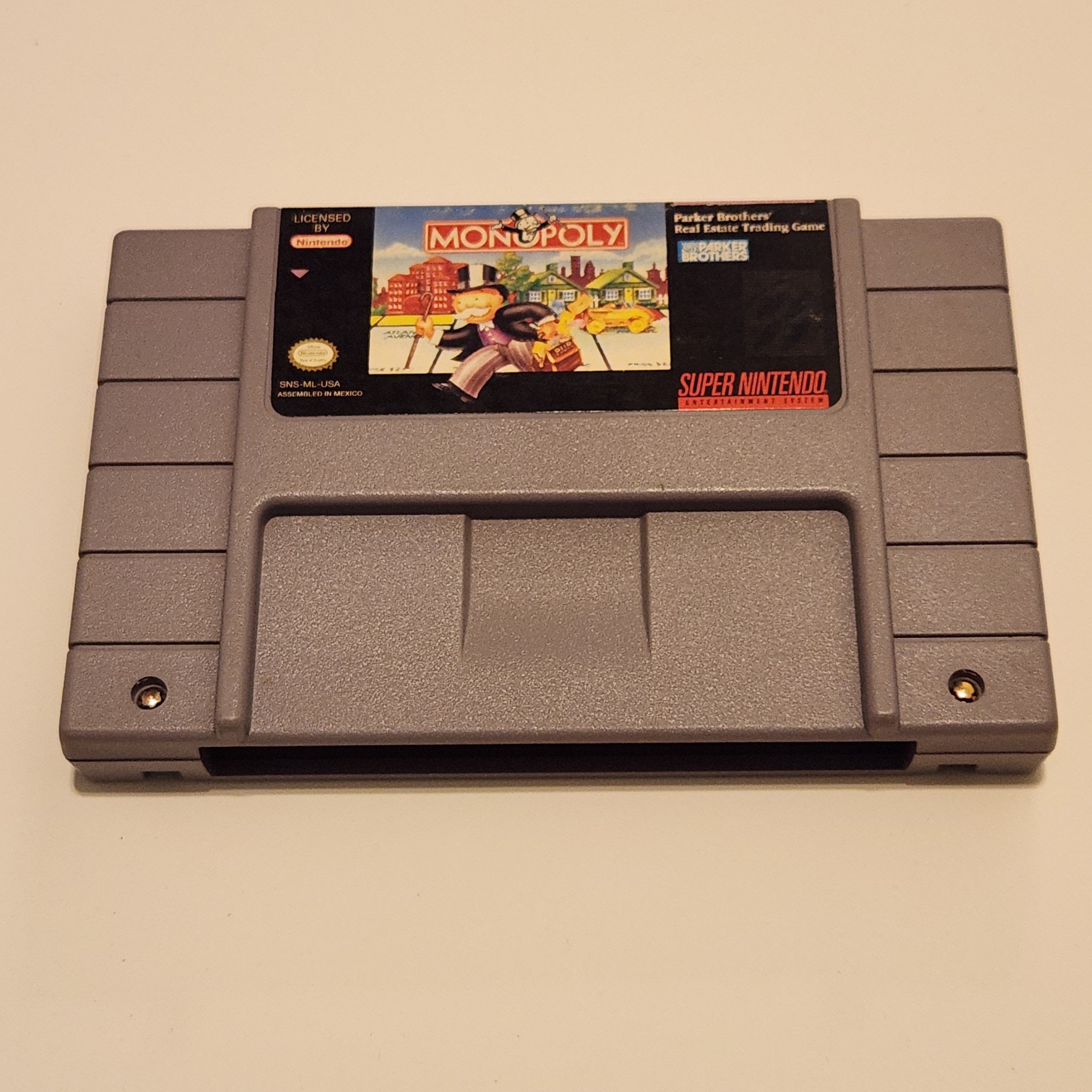Monopoly (Nintendo SNES, 1992) , Cartridge Only - Retro Games eXchange